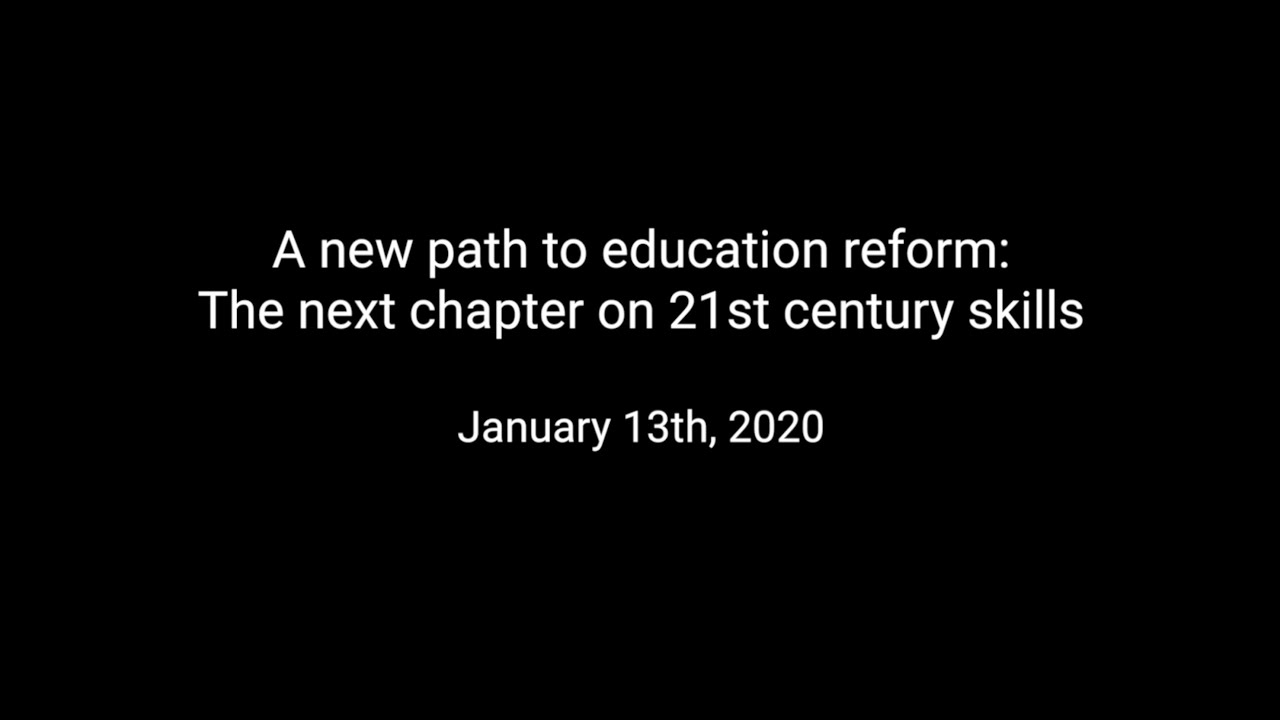 A new path to education reform: The next chapter on 21st century skills ...